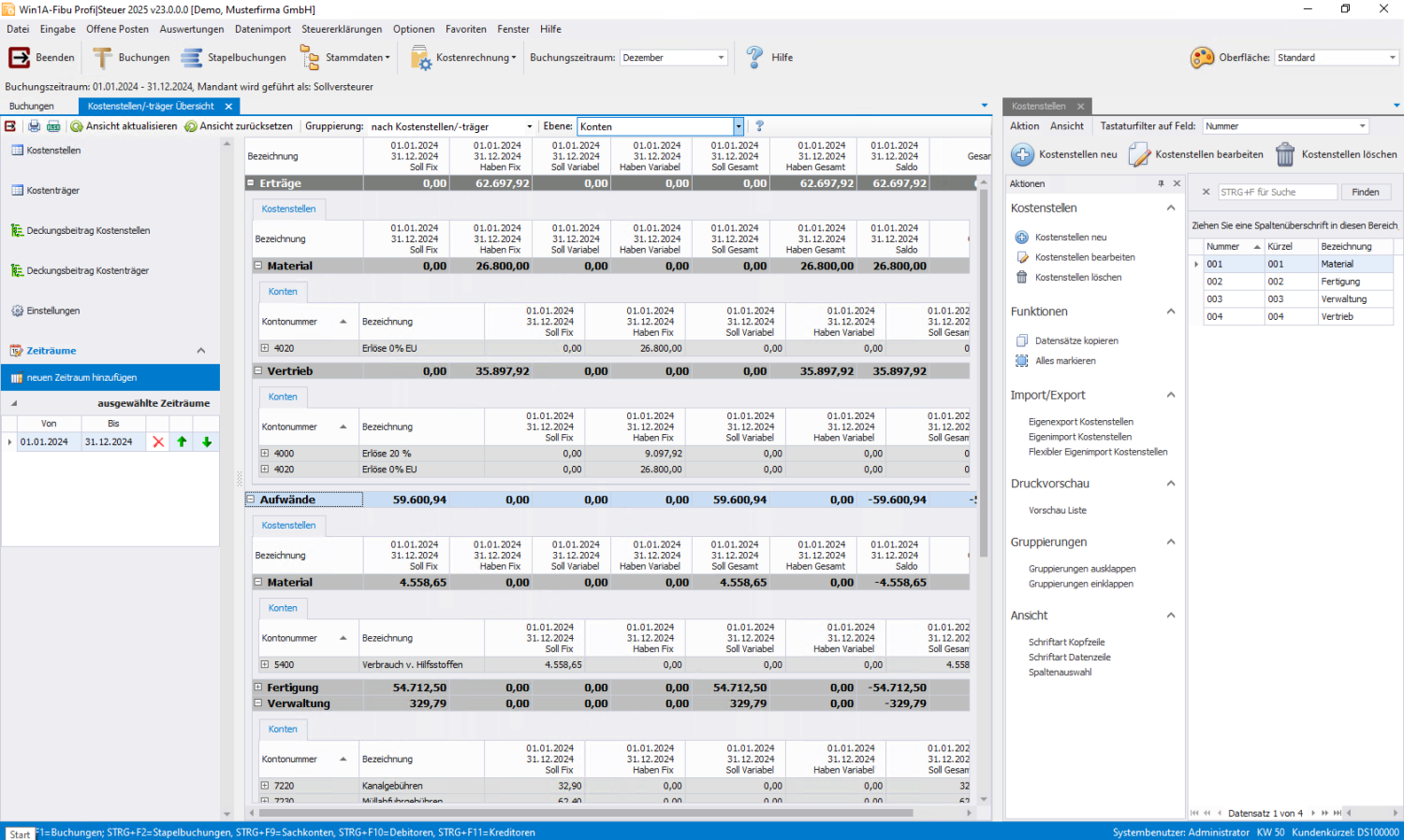 Win1A-FIBU Profi | Buchhaltung | SCHWEIGHOFER Manager-Software GmbH